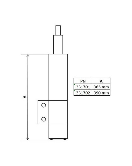 Amortisseur KYB Ref : 331701 | Mongrossisteauto.com