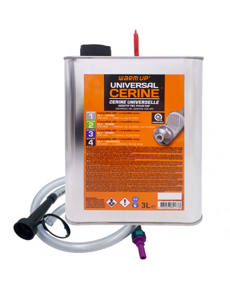Additif FAP, cerine universelle (3 litres) - Warm Up | Mongrossisteauto.com