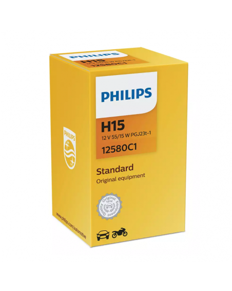 Ampoule de phare, H15 - Philips | Mongrossisteauto.com