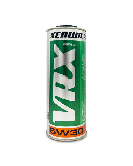 Huile moteur, blanche, ceramique, VRX 5W30, 1L - XENUM | Mongrossisteauto.com