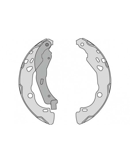 Jeu de mâchoires de frein MGA Ref : M818