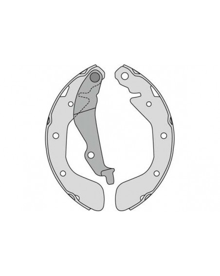 Jeu de mâchoires de frein MGA Ref : M835