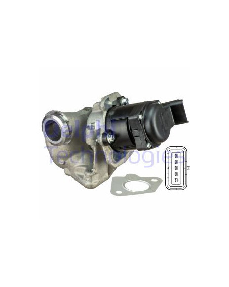 Vanne EGR DELPHI Ref : EG10401-12B1