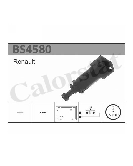 Interrupteur des feux de freins CALORSTAT by Vernet Ref : BS4580 ...